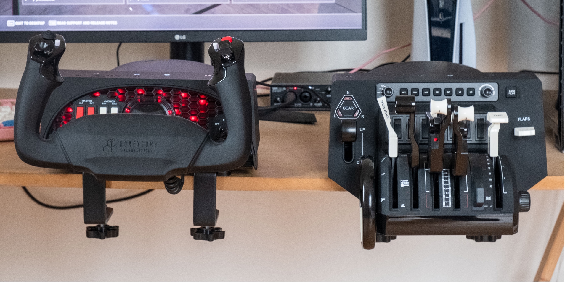 honeycomb flight controls