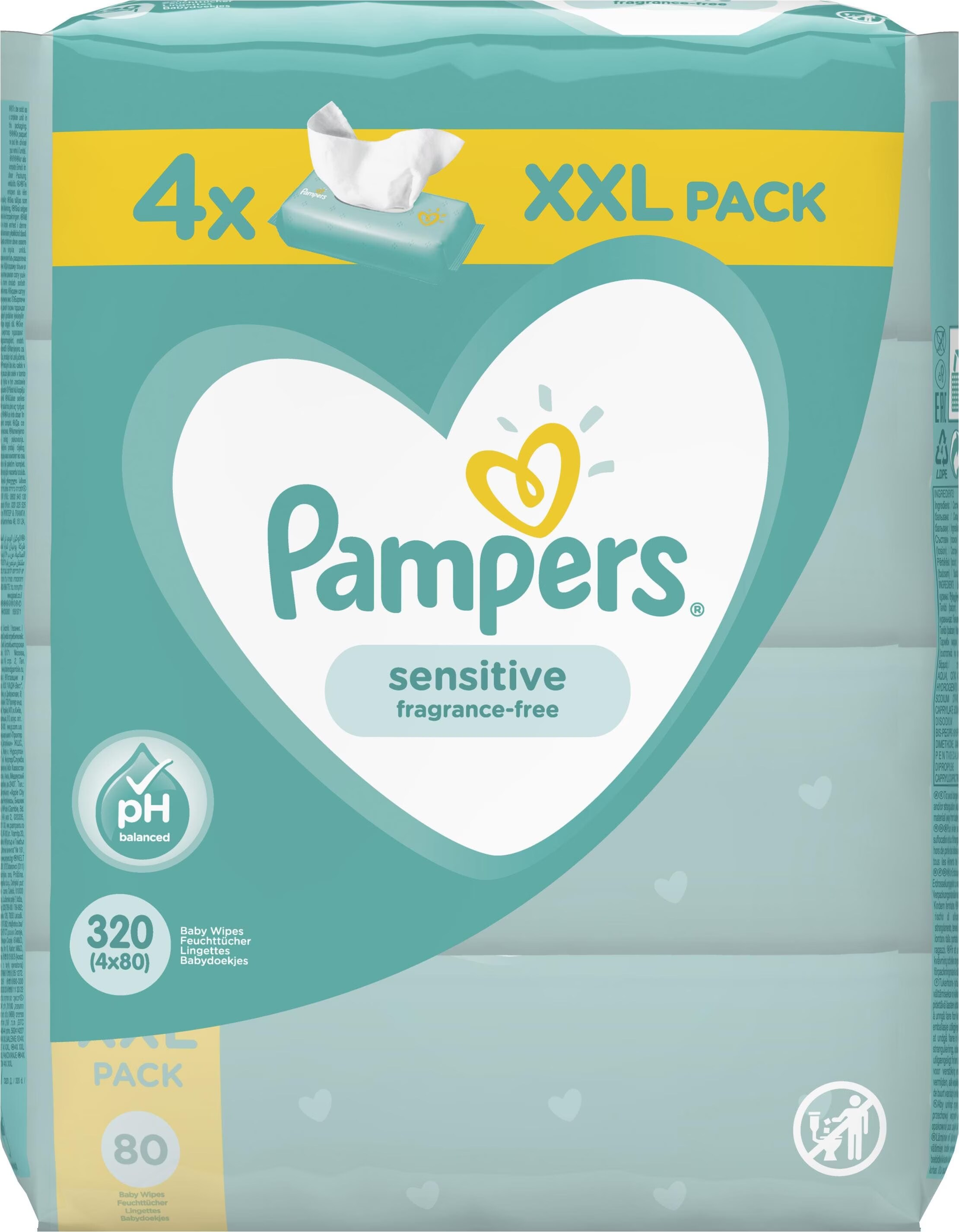 pampers sensitive 320